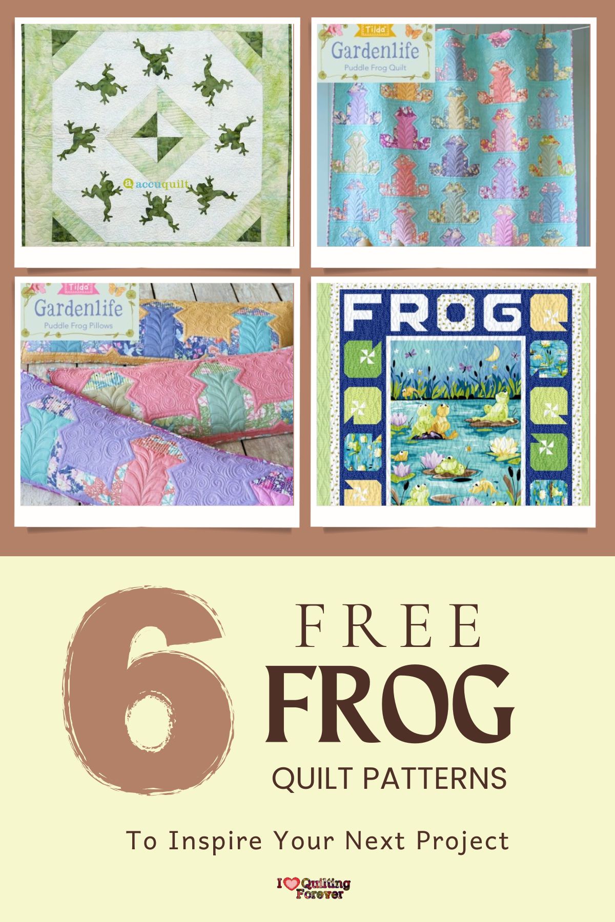 Top 6 Free Frog Quilt Patterns (+10 Bonus Patterns For Sale) - I Love Quilting Forever