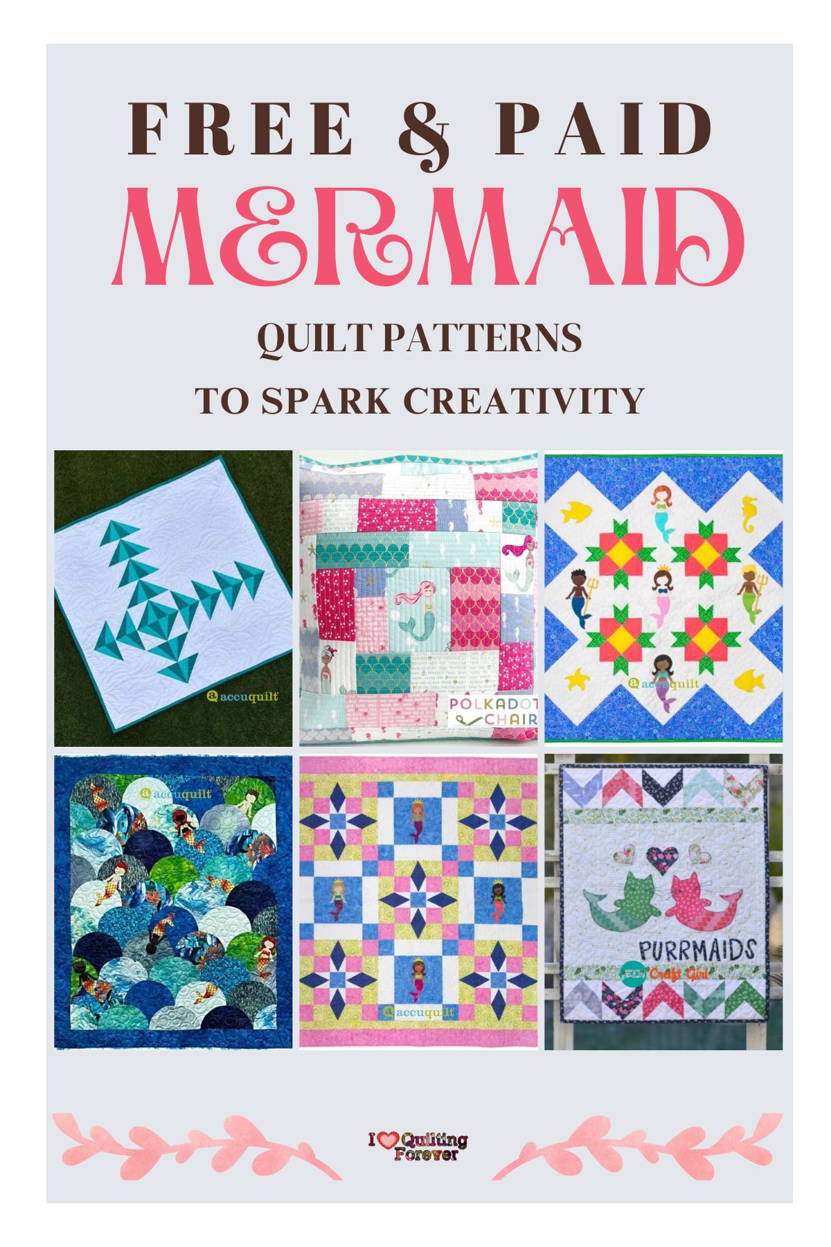 Top 7 Free Mermaid Quilt Patterns (+10 Bonus Patterns For Sale) - I ...