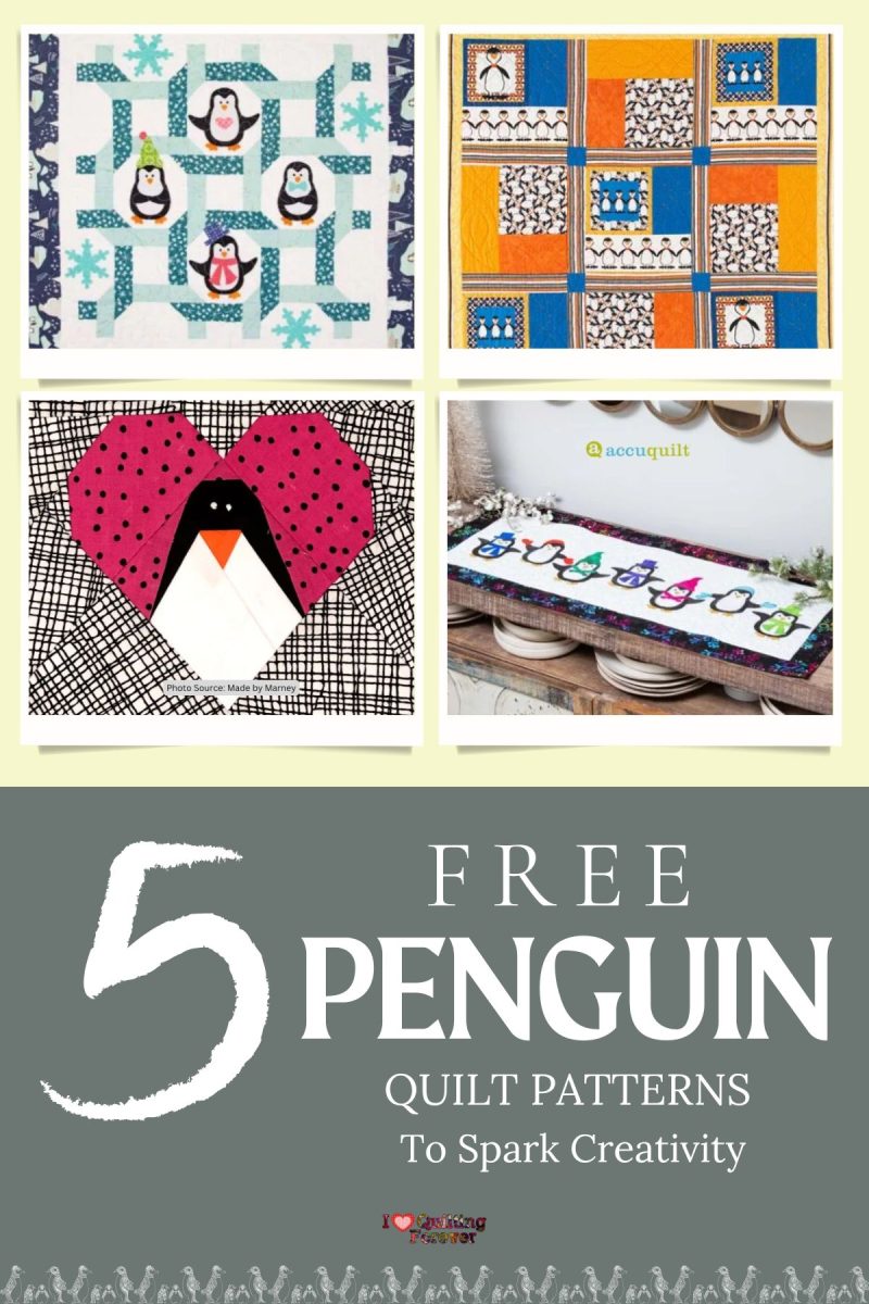 Top 5 Free Penguin Quilt Patterns (+10 Bonus Patterns For Sale) - I ...
