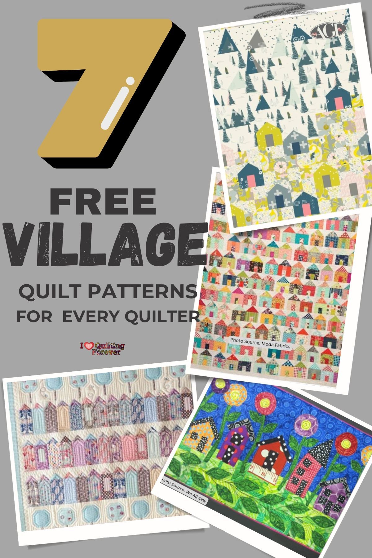Top 7 Free Village Quilt Patterns (+10 Bonus Patterns For Sale) - I ...