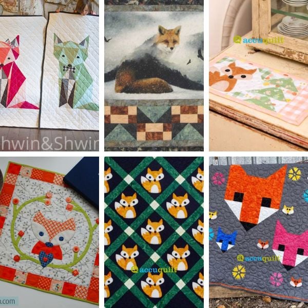 Top 6 Free Fox Quilt Patterns (+10 Bonus Patterns For Sale) - I Love ...