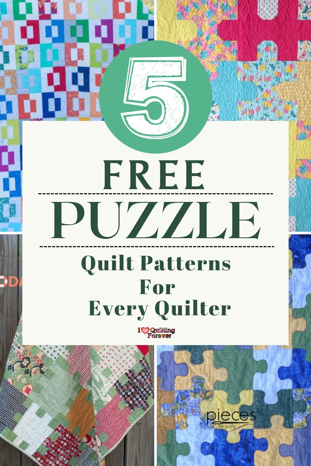 Top 5 Free Puzzle Quilt Patterns (+7 Bonus Patterns For Sale) - I Love ...