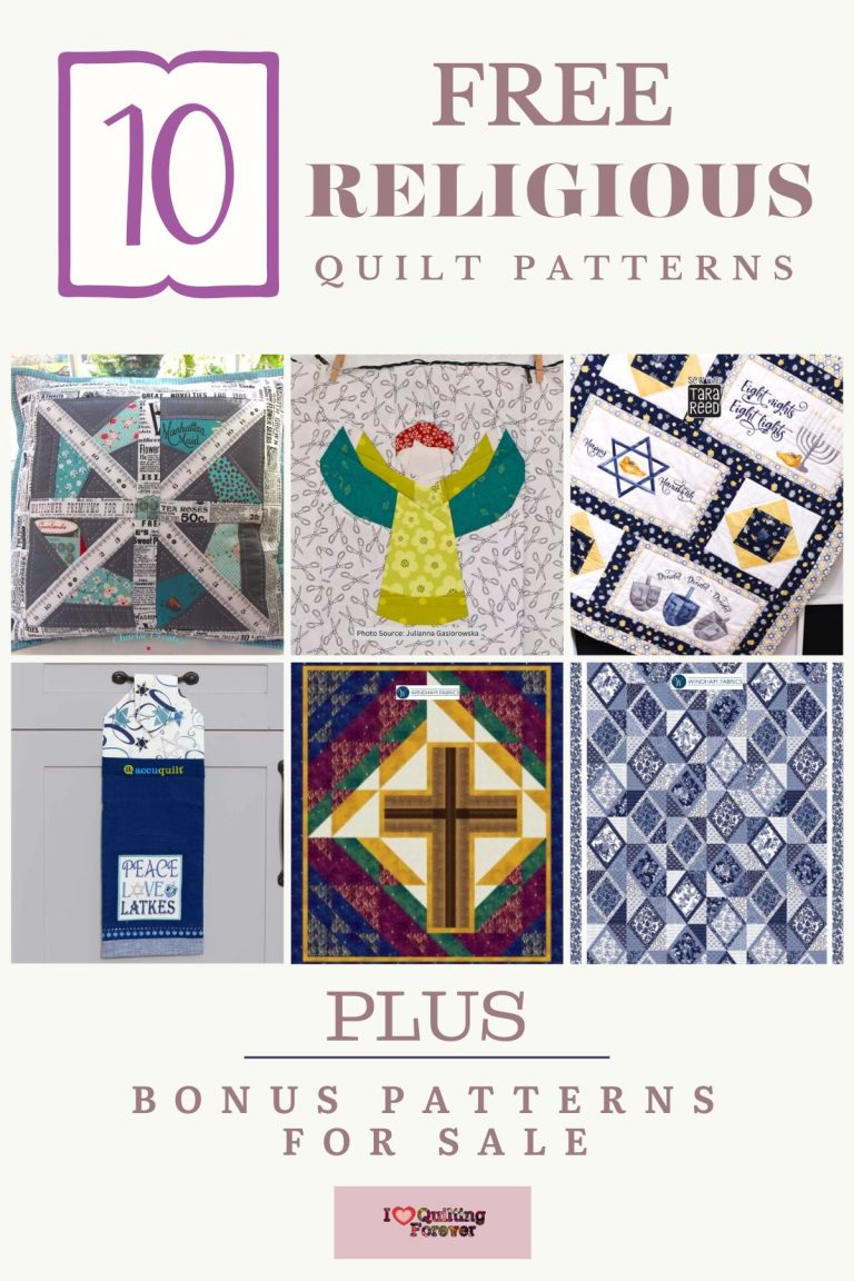 Top 10 Free Religious Quilt Patterns (+10 Bonus Patterns For Sale) - I ...
