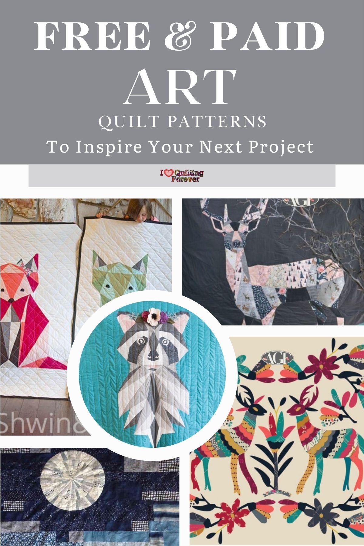 Top 5 Free Art Quilt Patterns (+10 Bonus Patterns For Sale) - I Love ...