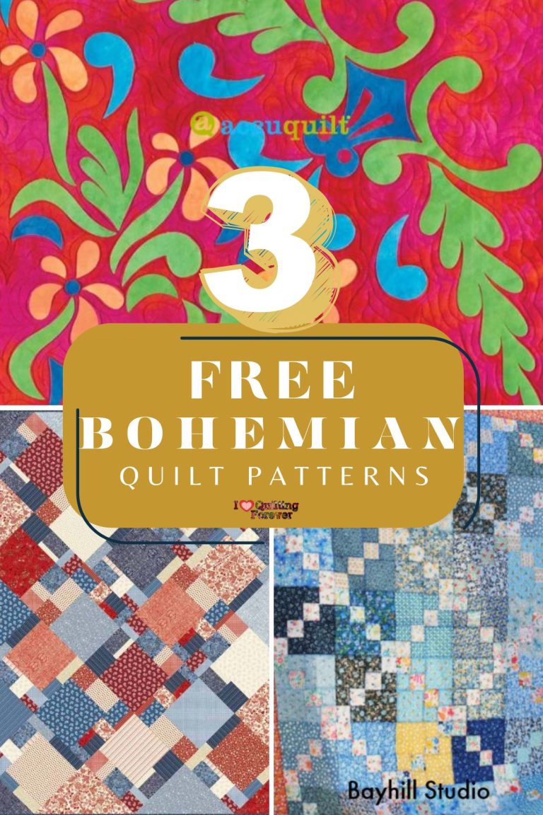Top 3 Free Bohemian Quilt Patterns (+10 Bonus Patterns For Sale) - I ...