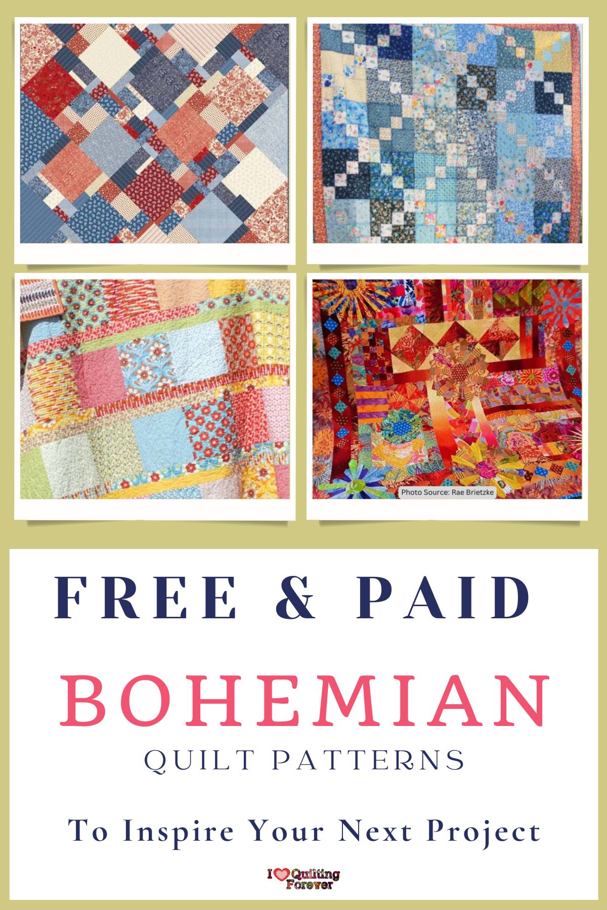 Top 3 Free Bohemian Quilt Patterns (+10 Bonus Patterns For Sale) - I ...
