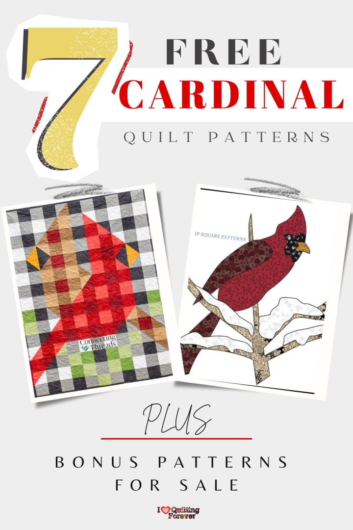 Top 7 Free Cardinal Quilt Patterns (+10 Bonus Patterns For Sale) - I ...