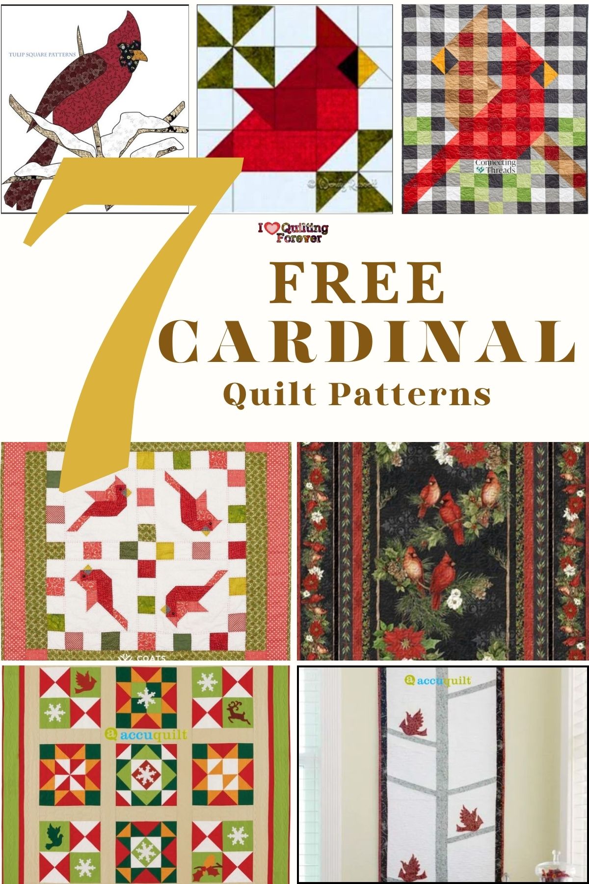 Top 7 Free Cardinal Quilt Patterns (+10 Bonus Patterns For Sale) - I ...