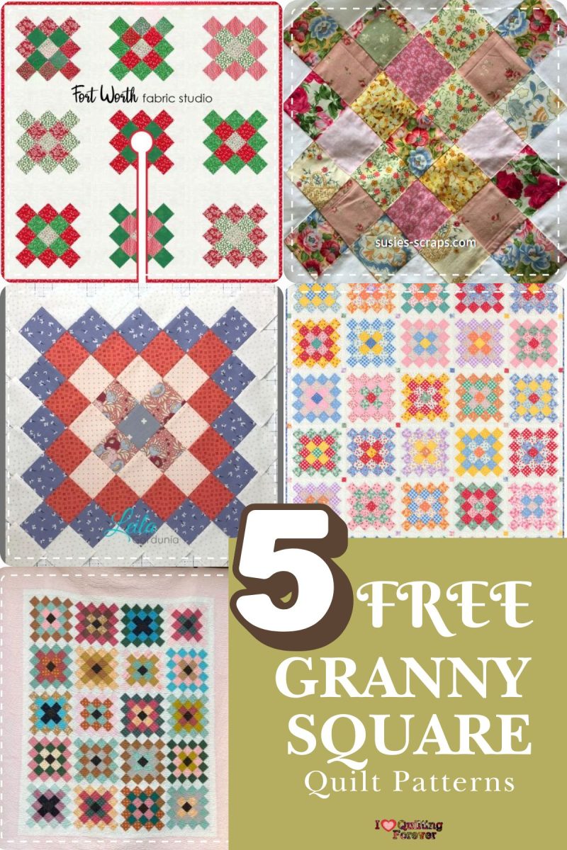 Top 5 Free Granny Square Quilt Patterns (+7 Bonus Patterns For Sale) - I Love Quilting Forever