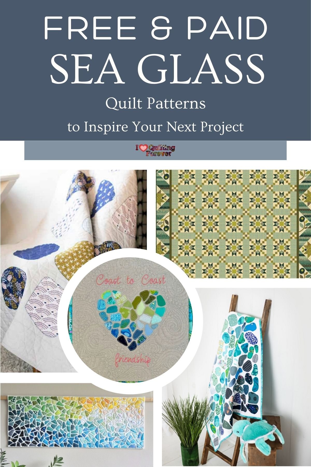 Top 6 Free Sea Glass Quilt Patterns (+3 Bonus Patterns For Sale) - I ...