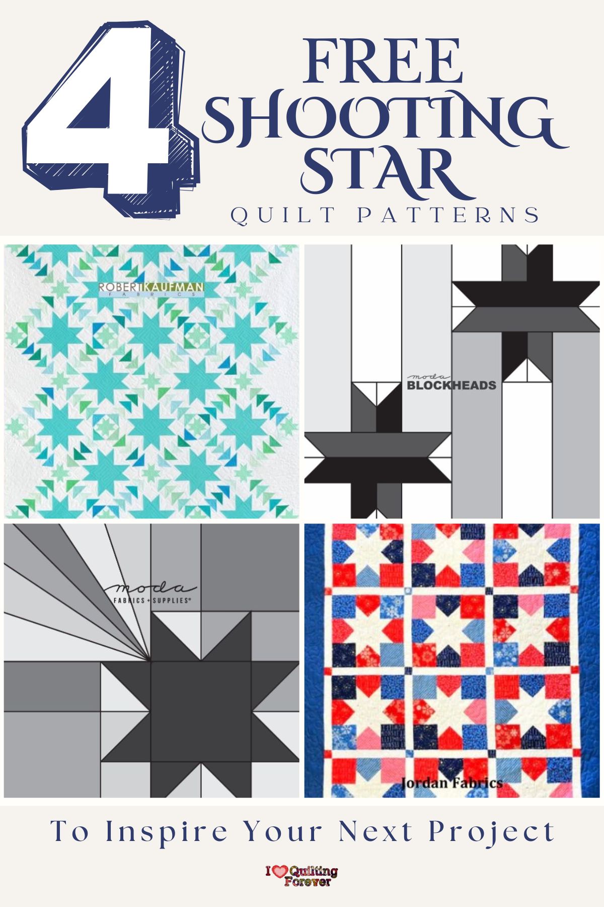 Top 4 Free Shooting Star Quilt Patterns (+7 Bonus Patterns For Sale ...