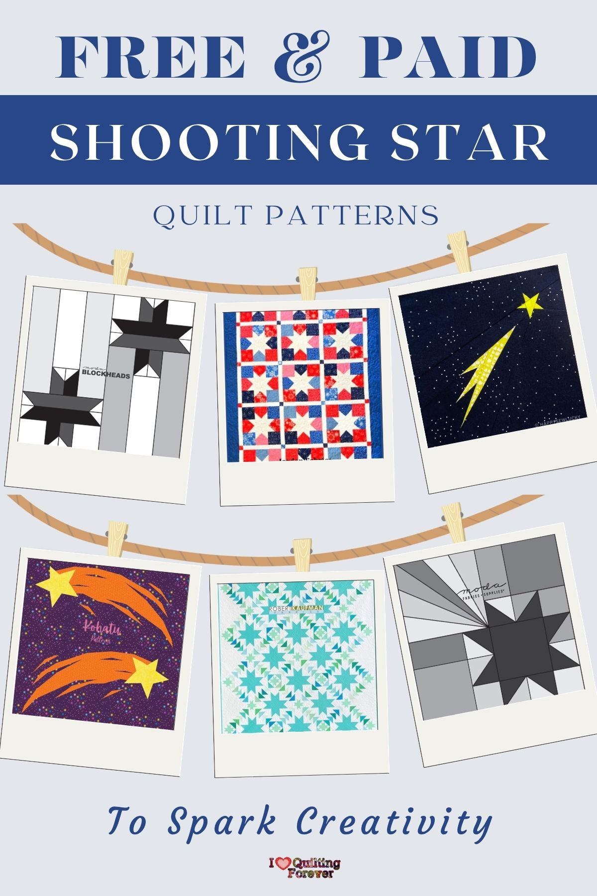 Top 4 Free Shooting Star Quilt Patterns (+7 Bonus Patterns For Sale ...