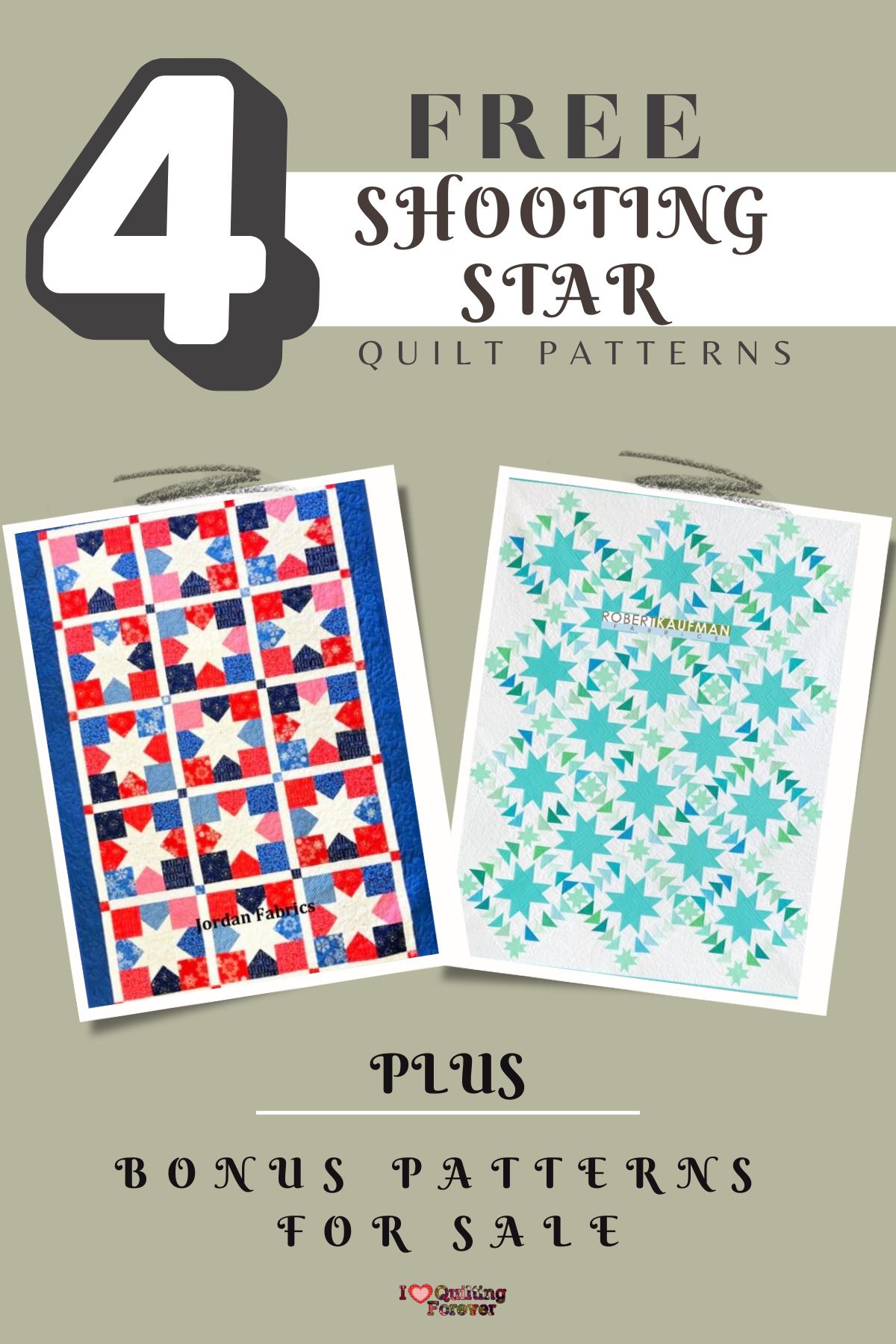 Top 4 Free Shooting Star Quilt Patterns (+7 Bonus Patterns For Sale ...