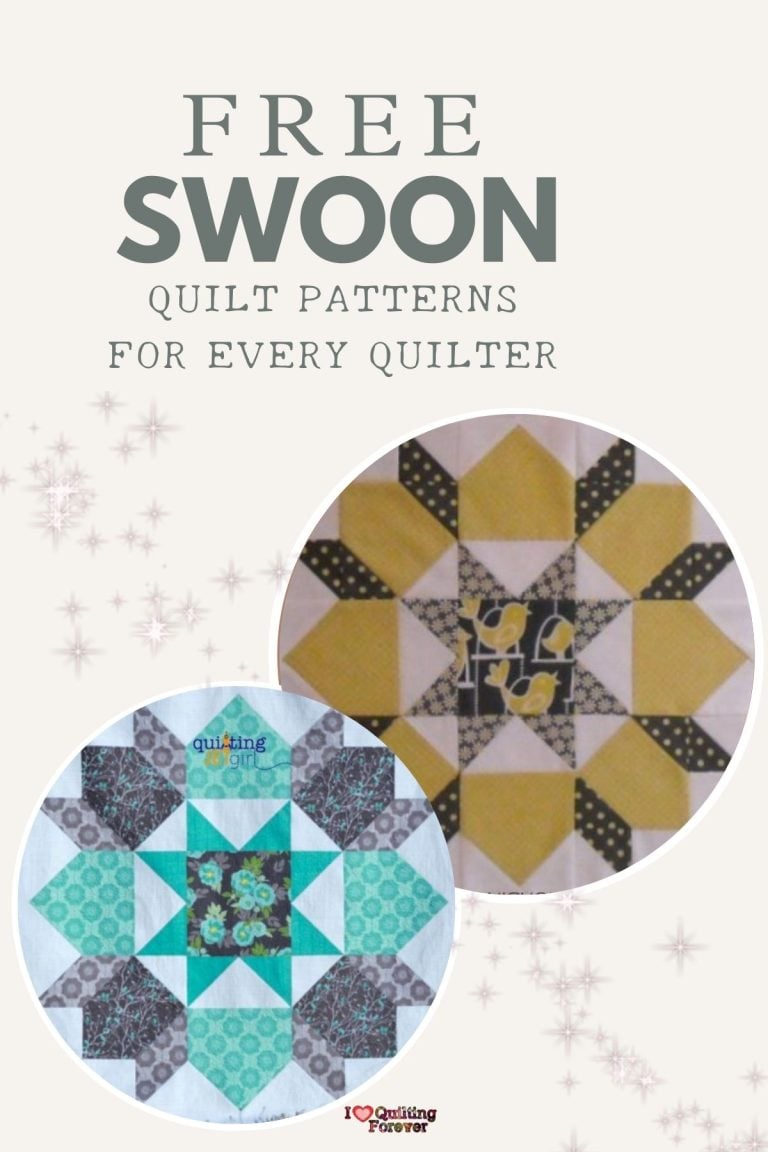 Top Free Swoon Quilt Patterns (+4 Bonus Patterns For Sale) - I Love ...