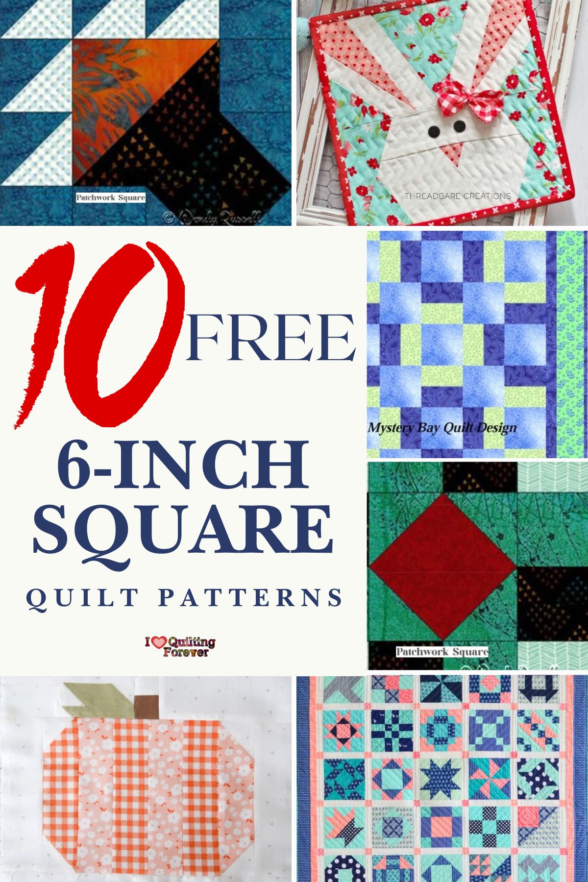 Top 10 Free 6-Inch Square Quilt Patterns (+9 Bonus Patterns For Sale ...