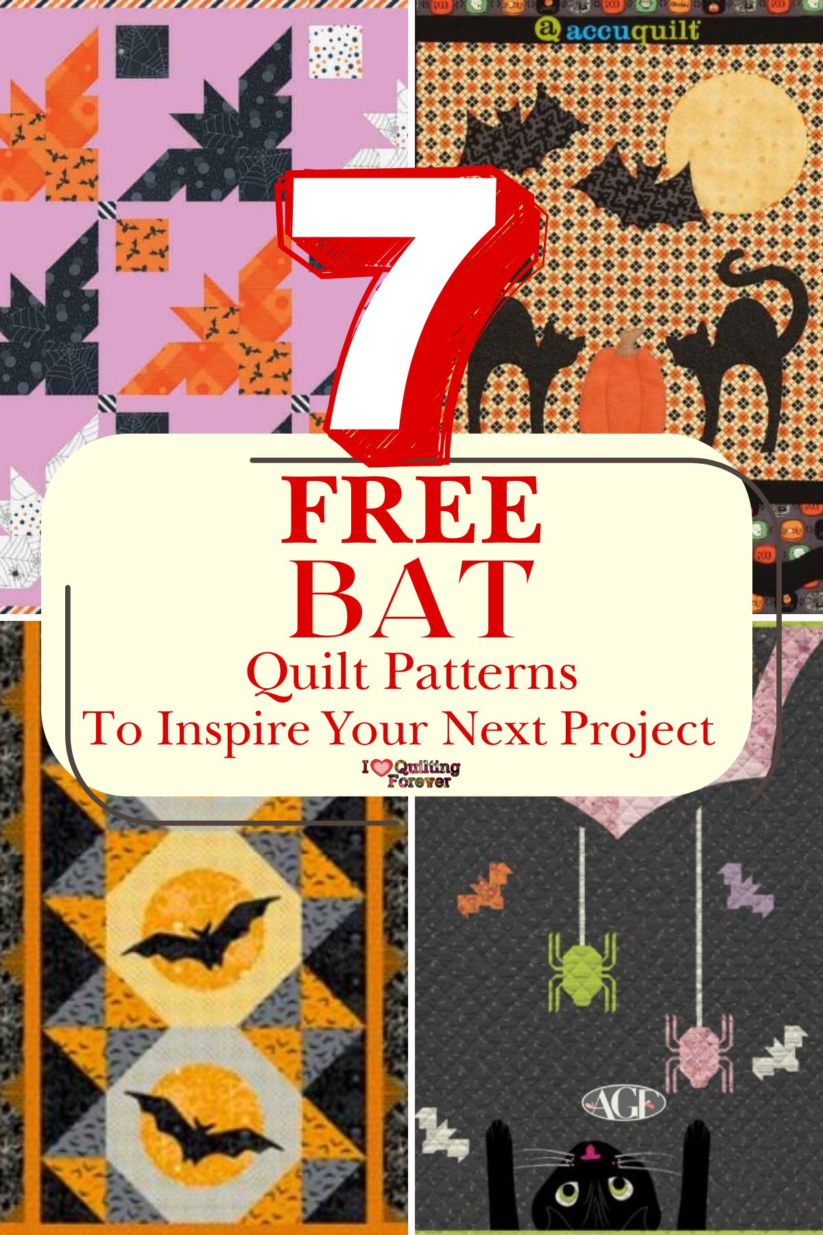 Top 7 Free Bat Quilt Patterns (+8 Bonus Patterns For Sale) - I Love ...