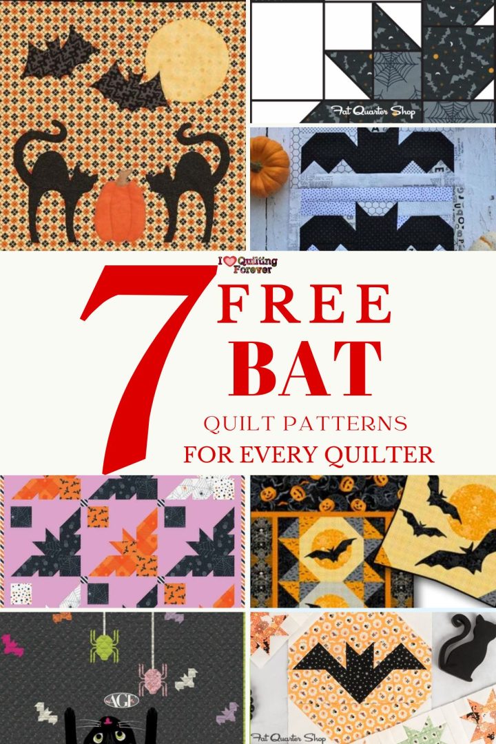 Top 7 Free Bat Quilt Patterns (+8 Bonus Patterns For Sale) - I Love ...