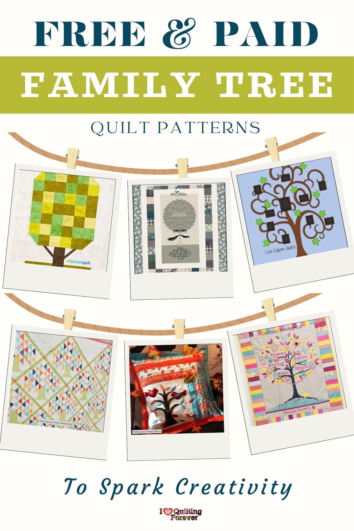 Top 3 Free Family Tree Quilt Patterns (+6 Bonus Patterns For Sale) - I ...