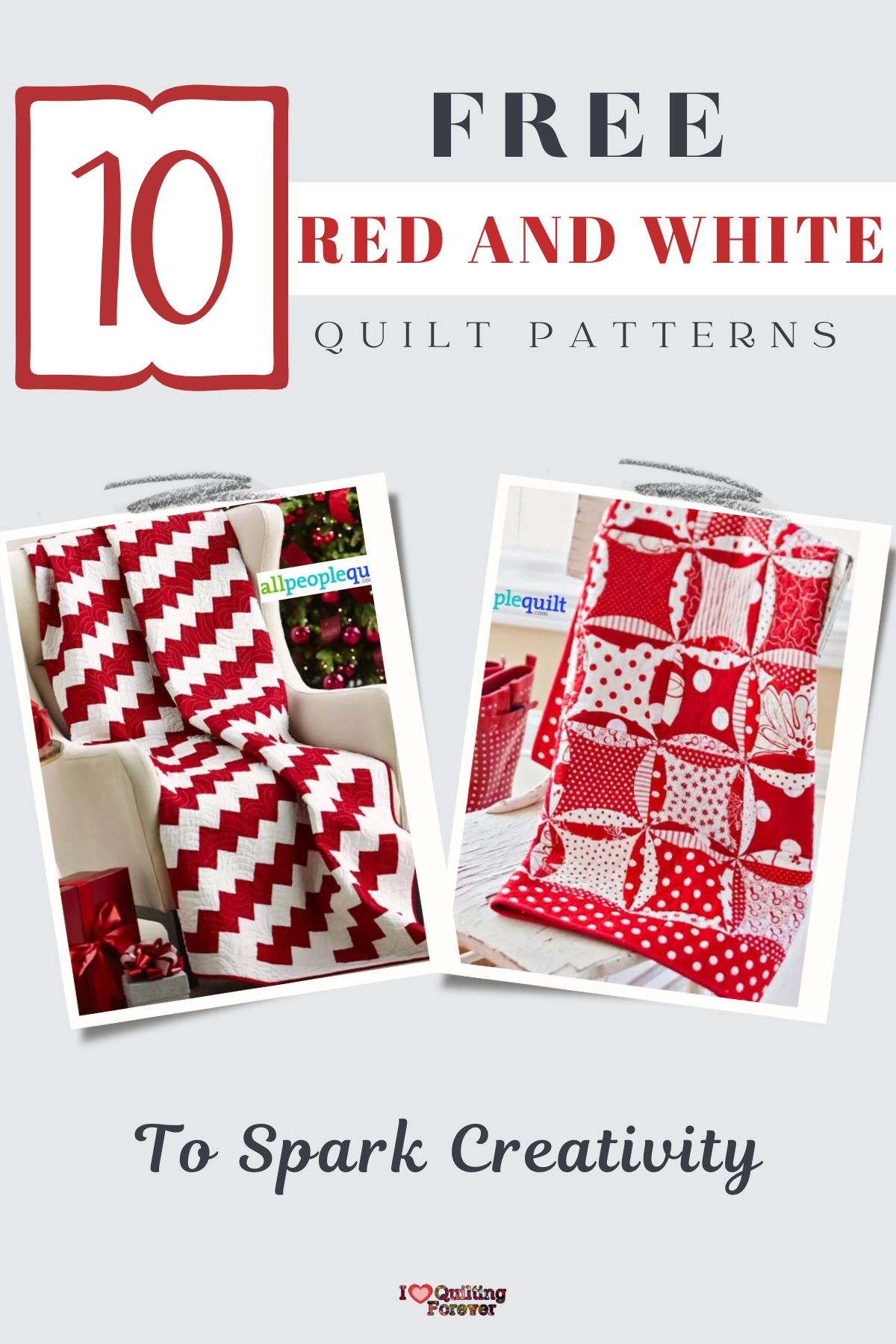 Top 10 Free Red and White Quilt Patterns (+6 Bonus Patterns For Sale ...