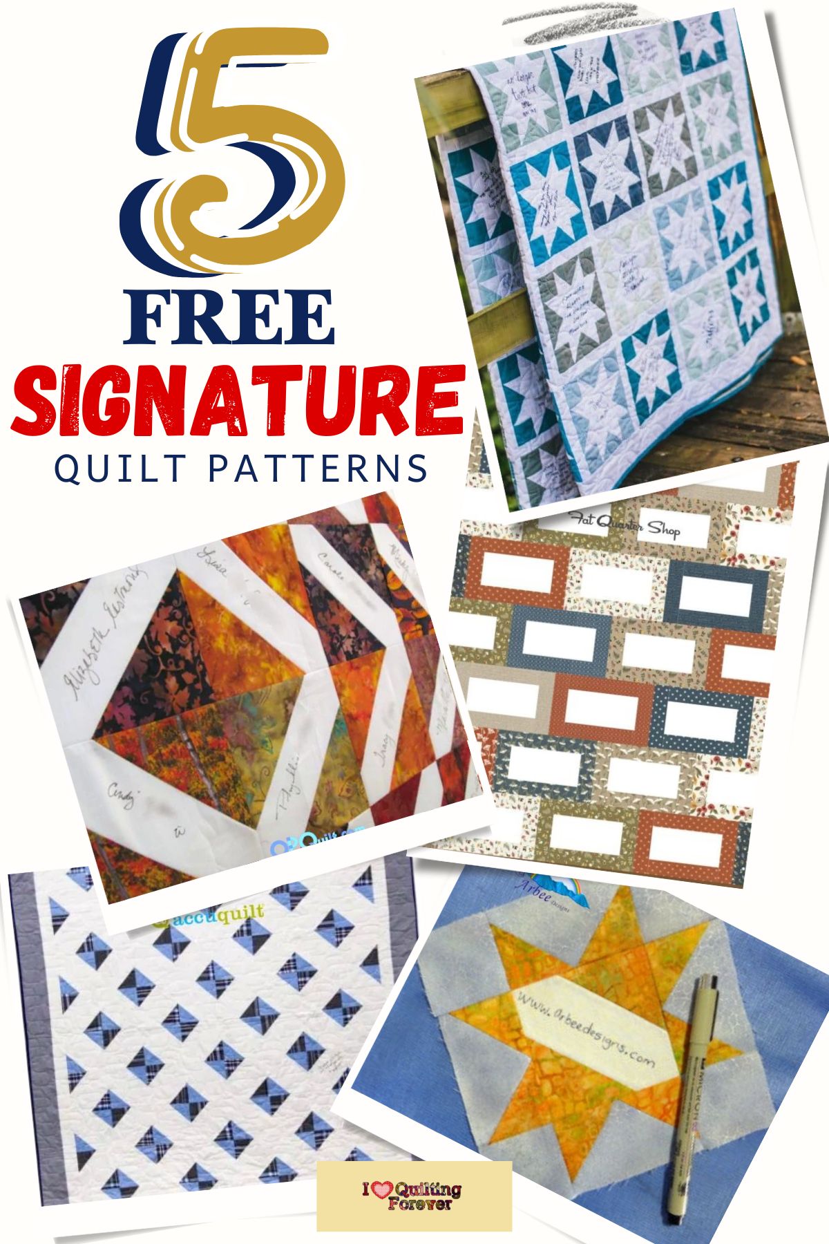 Top 5 Free Signature Quilt Patterns (+6 Bonus Patterns For Sale) - I ...