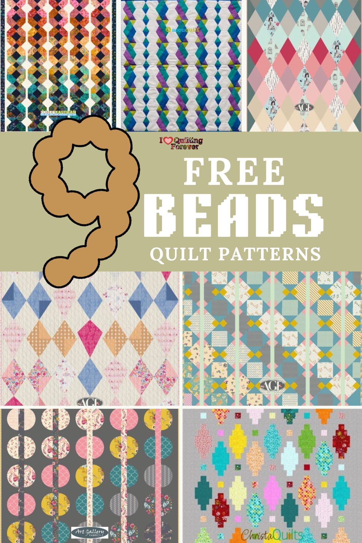 Top 9 Free Beads Quilt Patterns (+10 Bonus Patterns For Sale) - I Love ...