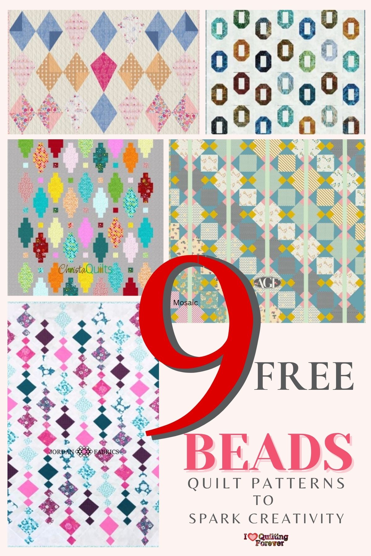 Top 9 Free Beads Quilt Patterns (+10 Bonus Patterns For Sale) - I Love ...