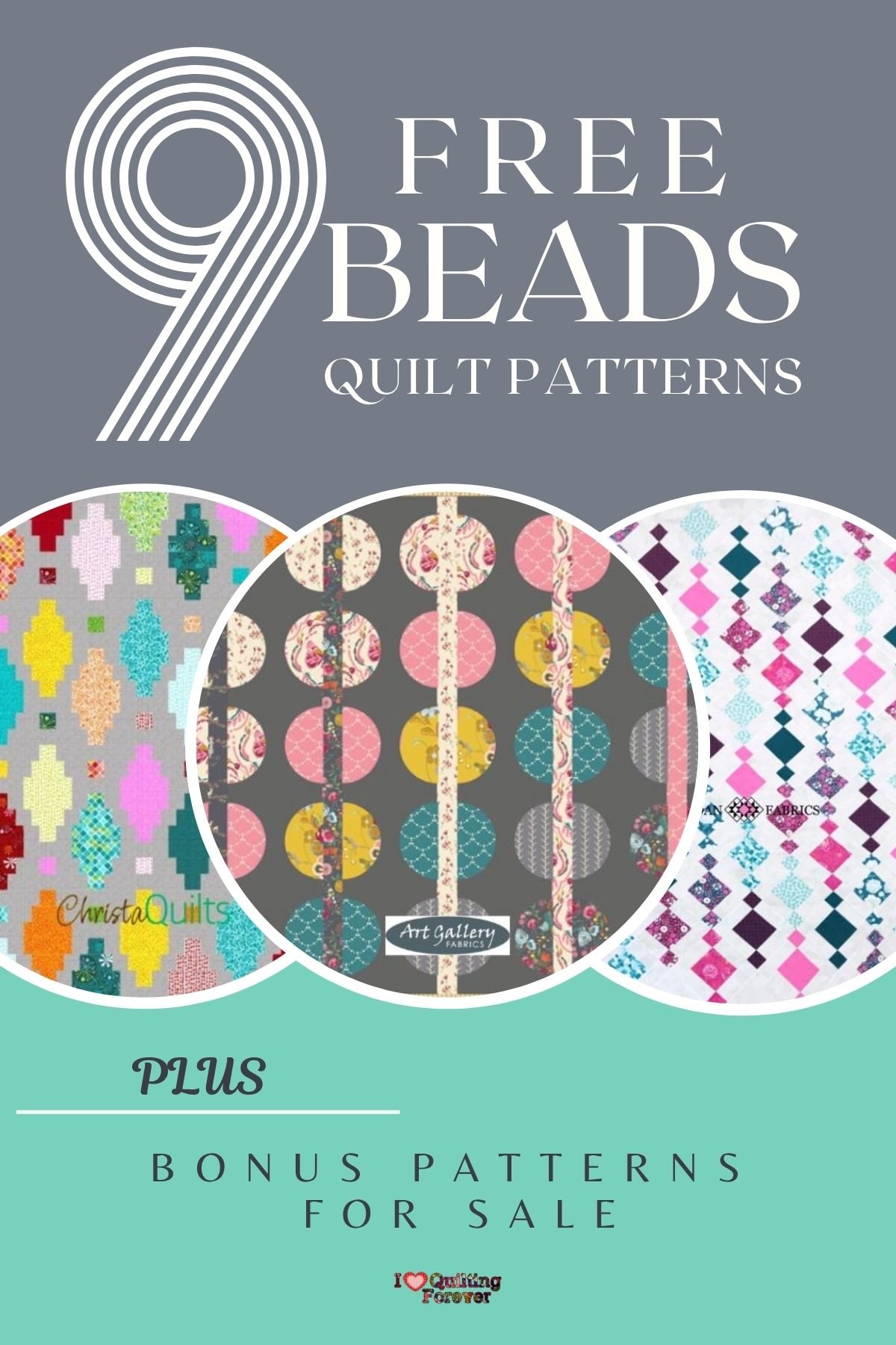 Top 9 Free Beads Quilt Patterns (+10 Bonus Patterns For Sale) - I Love ...