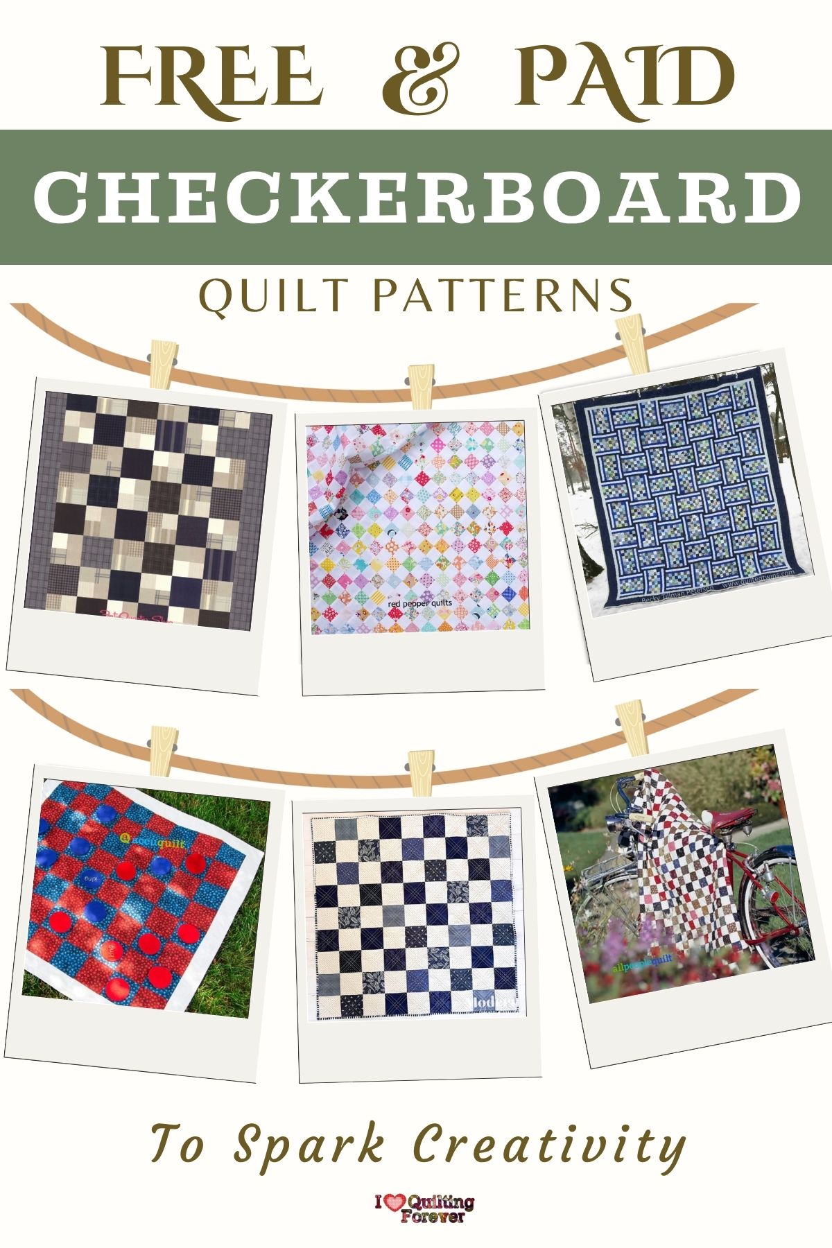 Top 7 Free Checkerboard Quilt Patterns (+10 Bonus Patterns For Sale) - I Love Quilting Forever