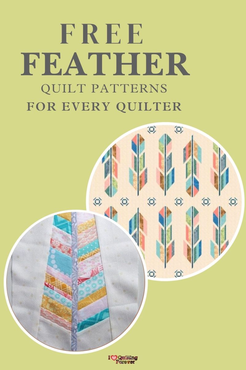 Top Free Feather Quilt Patterns (+10 Bonus Patterns For Sale) - I Love ...