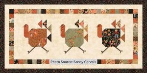 Top 8 Free Turkey Quilt Patterns (+10 Bonus Patterns For Sale) - I Love ...