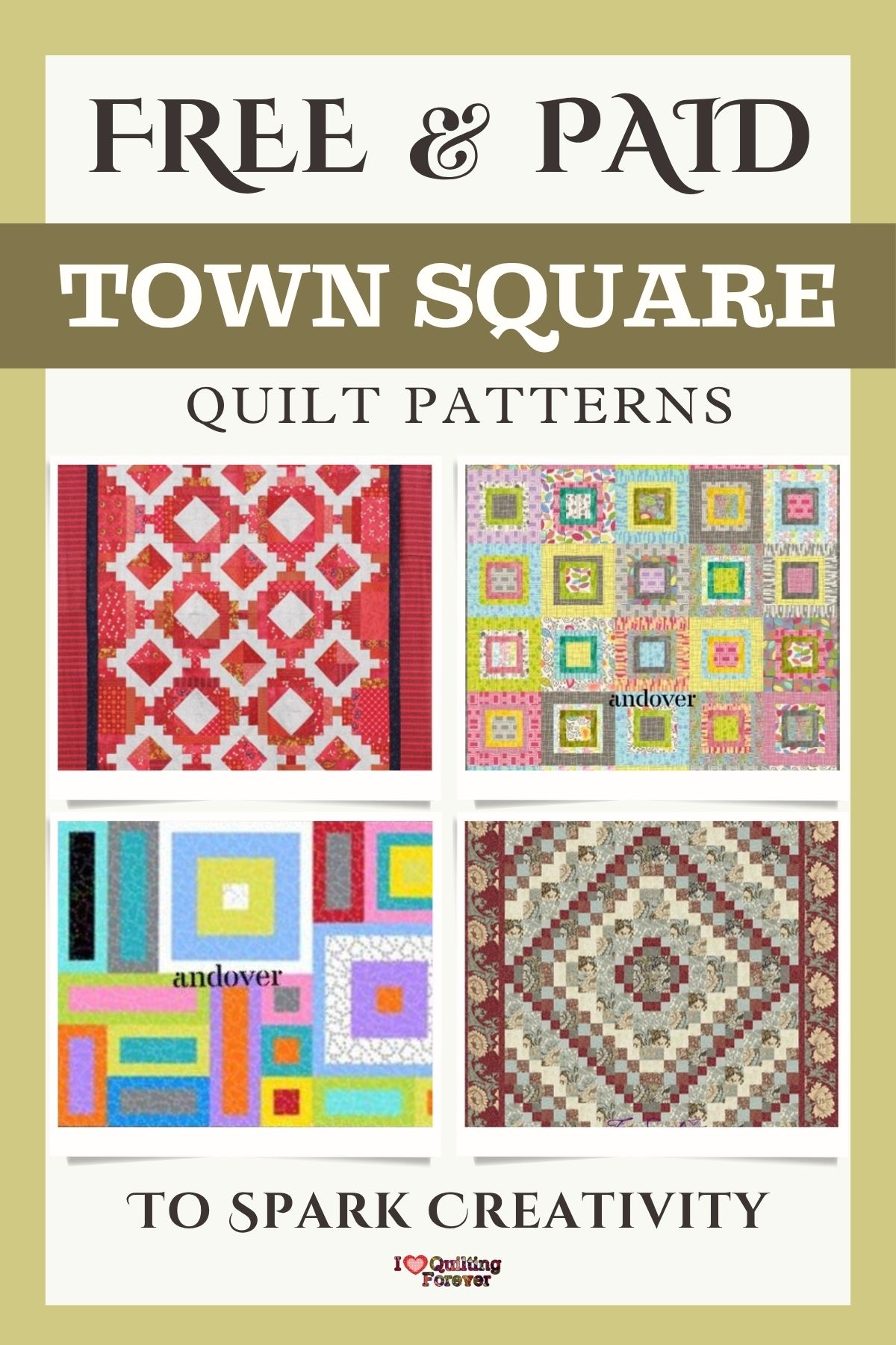 Top 4 Free Town Square Quilt Patterns (+4 Bonus Patterns For Sale) - I ...
