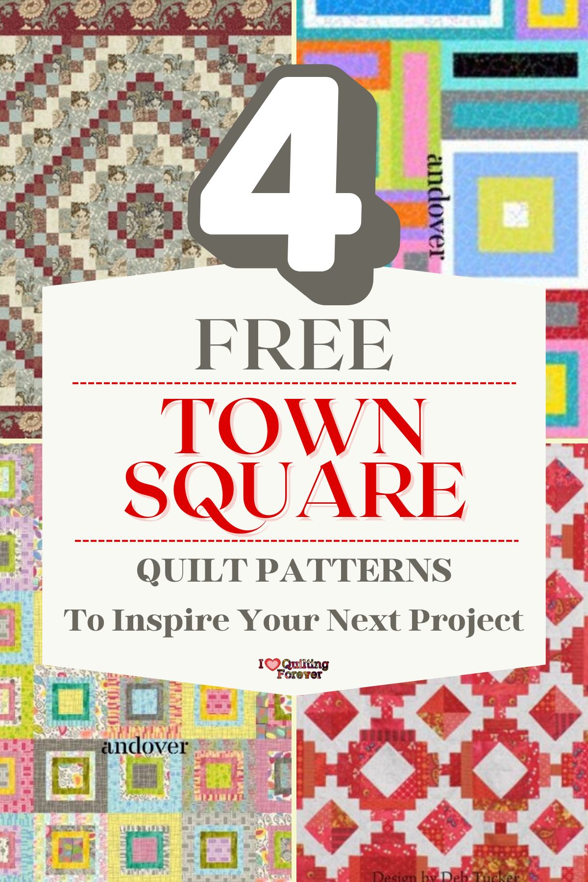 Top 4 Free Town Square Quilt Patterns (+4 Bonus Patterns For Sale) - I ...