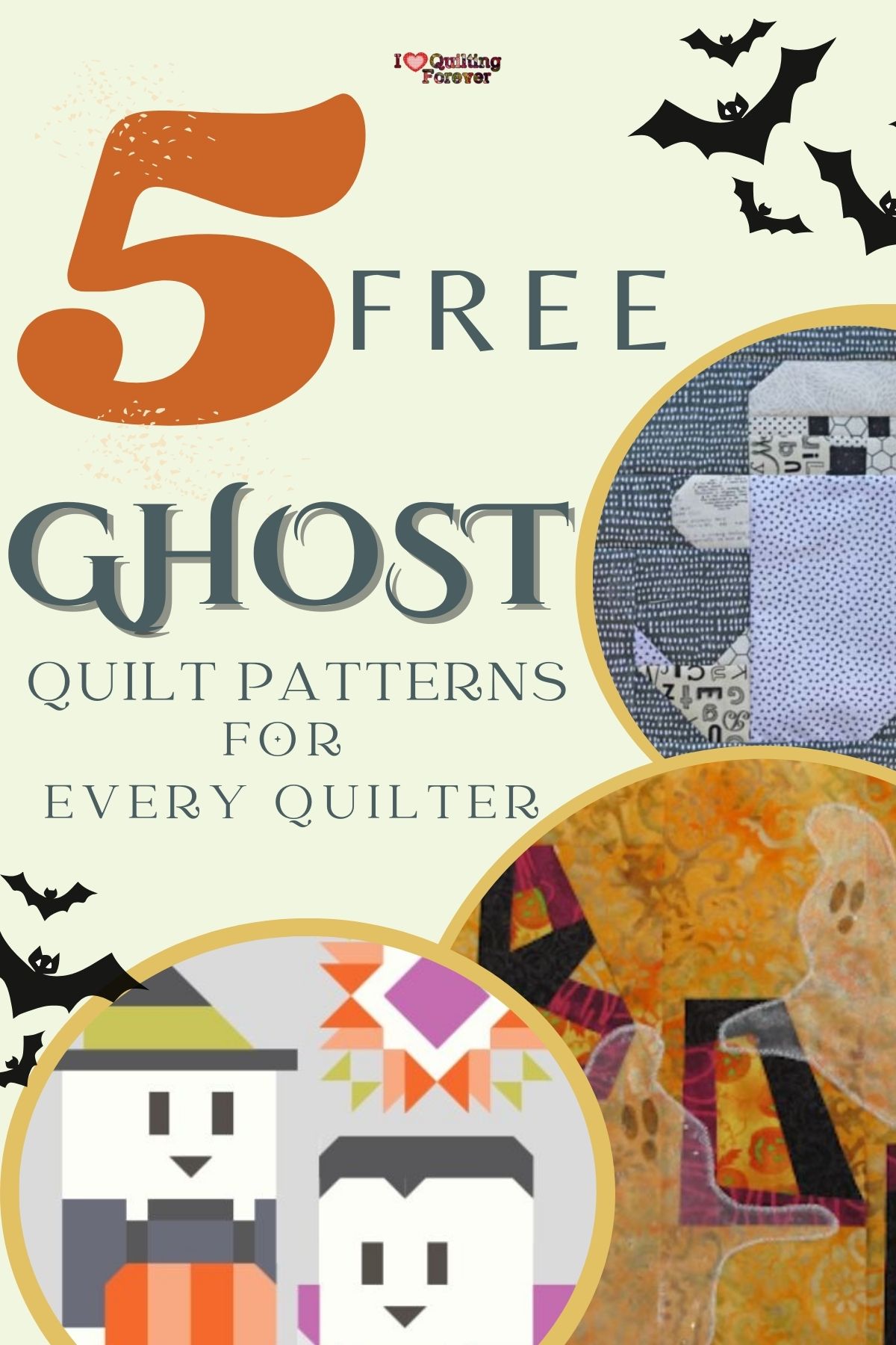 Top 5 Free Ghost Quilt Patterns (+10 Bonus Patterns For Sale) - I Love ...