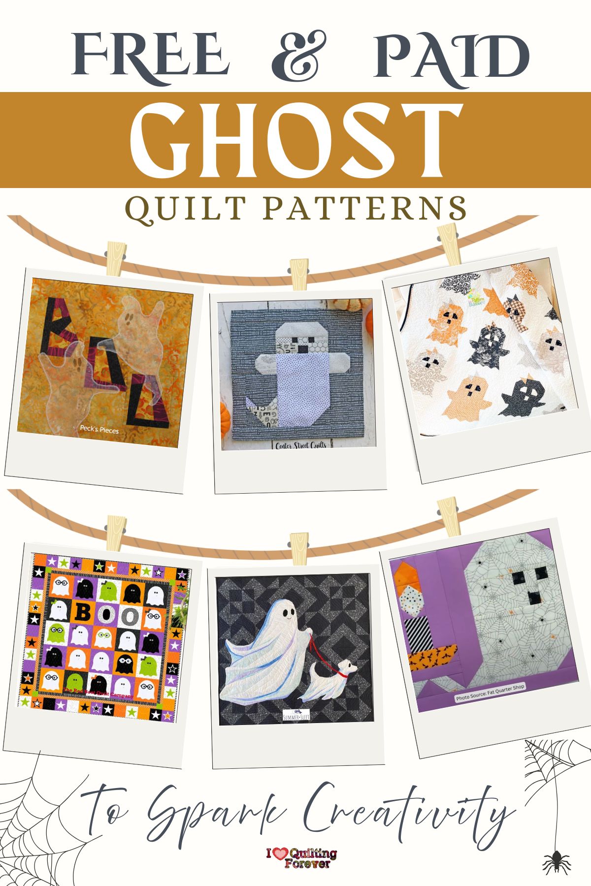 Top 5 Free Ghost Quilt Patterns (+10 Bonus Patterns For Sale) - I Love ...