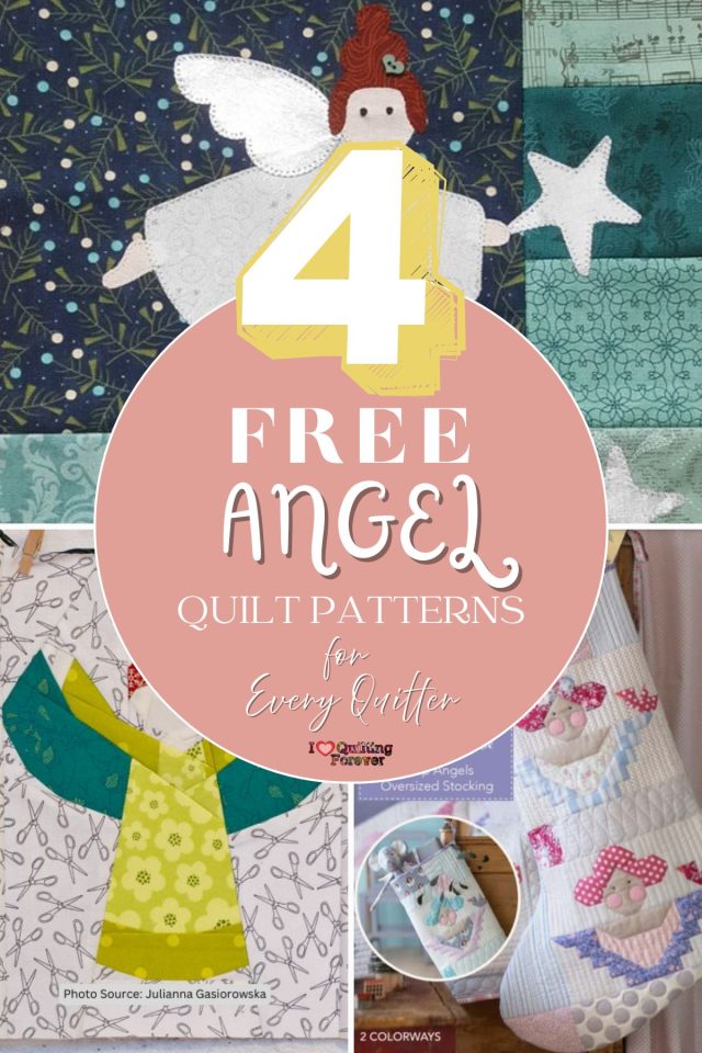 Top 4 Free Angel Quilt Patterns (+10 Bonus Patterns For Sale) - I Love ...