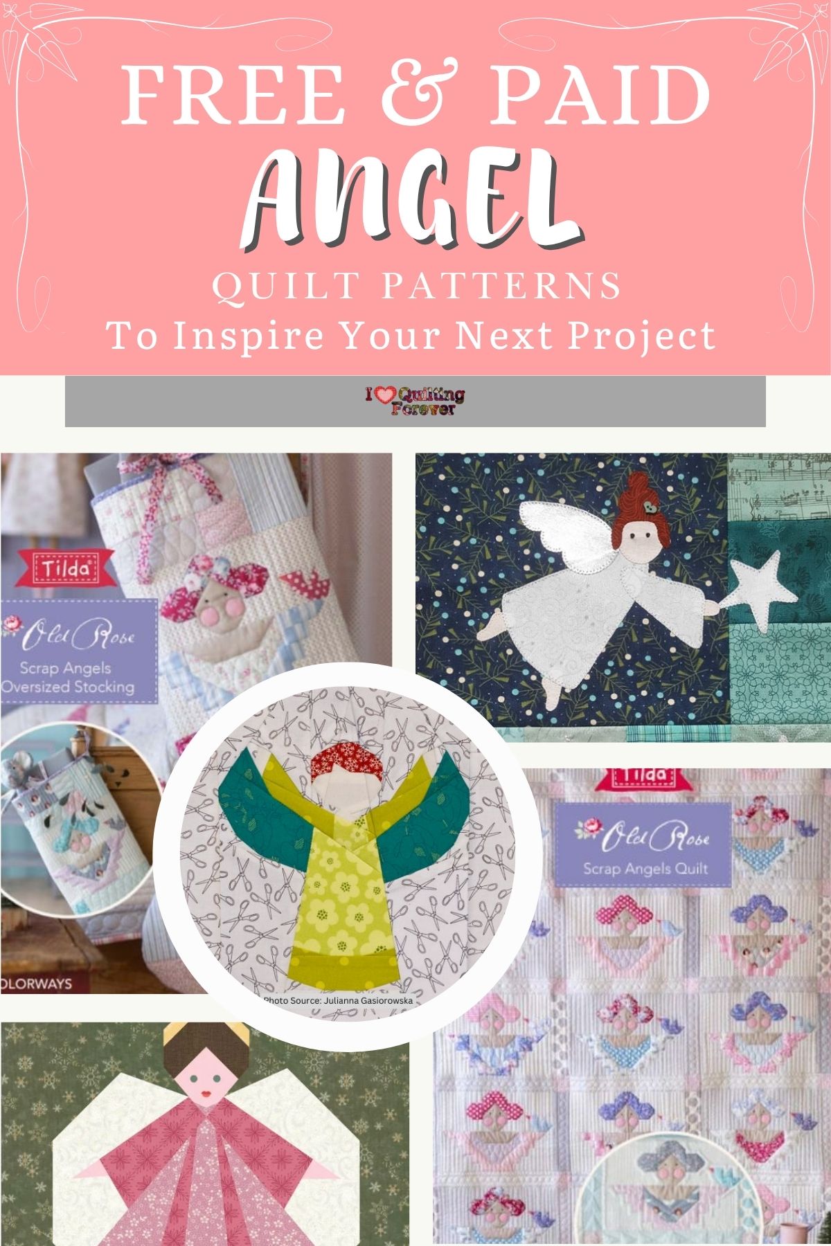 Top 4 Free Angel Quilt Patterns (+10 Bonus Patterns For Sale) - I Love ...