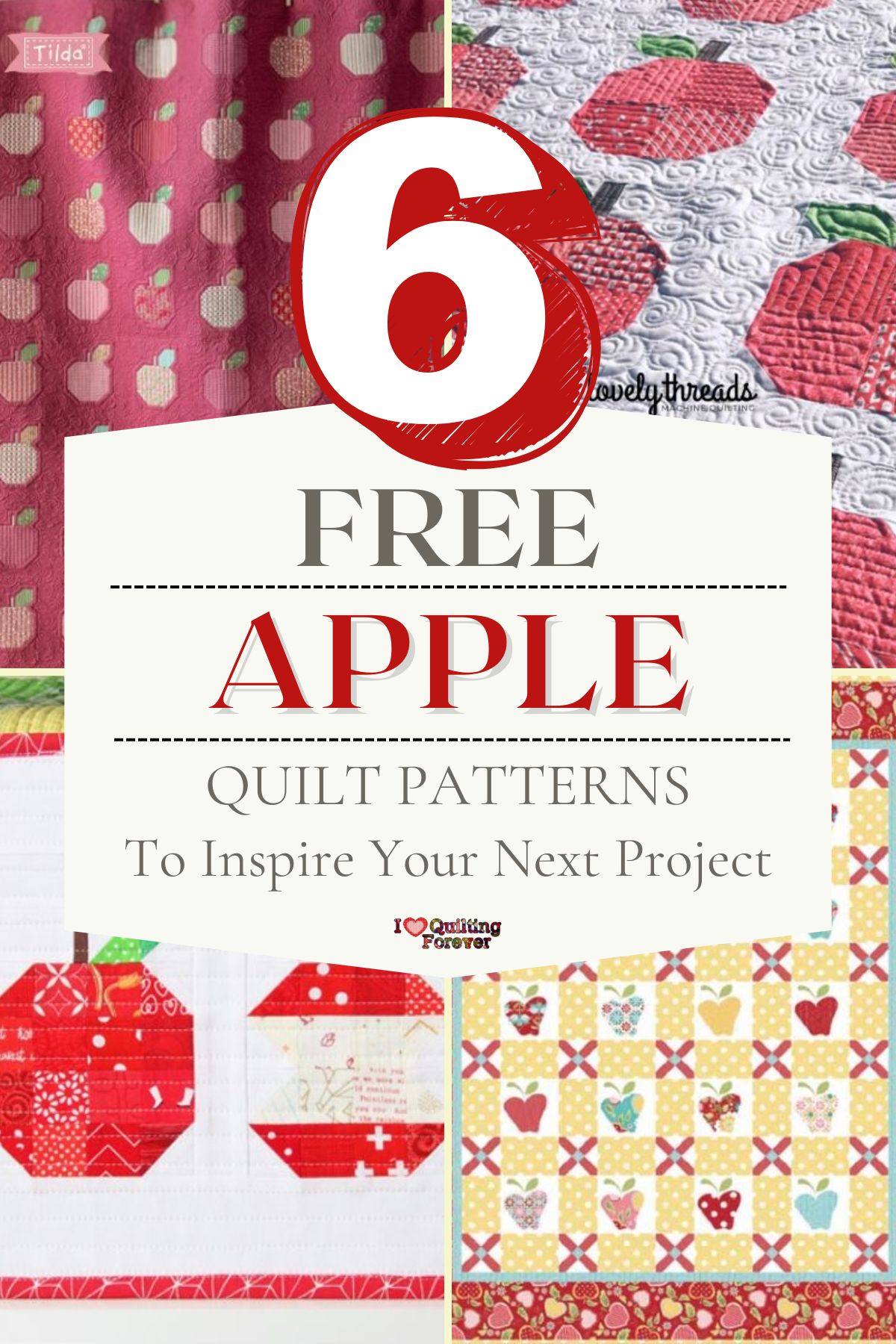 Top 6 Free Apple Quilt Patterns (+10 Bonus Patterns For Sale) - I Love ...