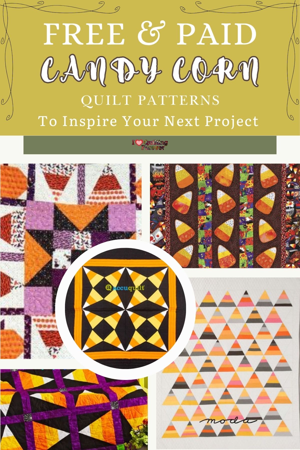 Top 5 Free Candy Corn Quilt Patterns (+5 Bonus Patterns For Sale) - I ...