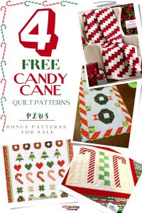 Top 4 Free Candy Cane Quilt Patterns (+9 Bonus Patterns For Sale) - I ...