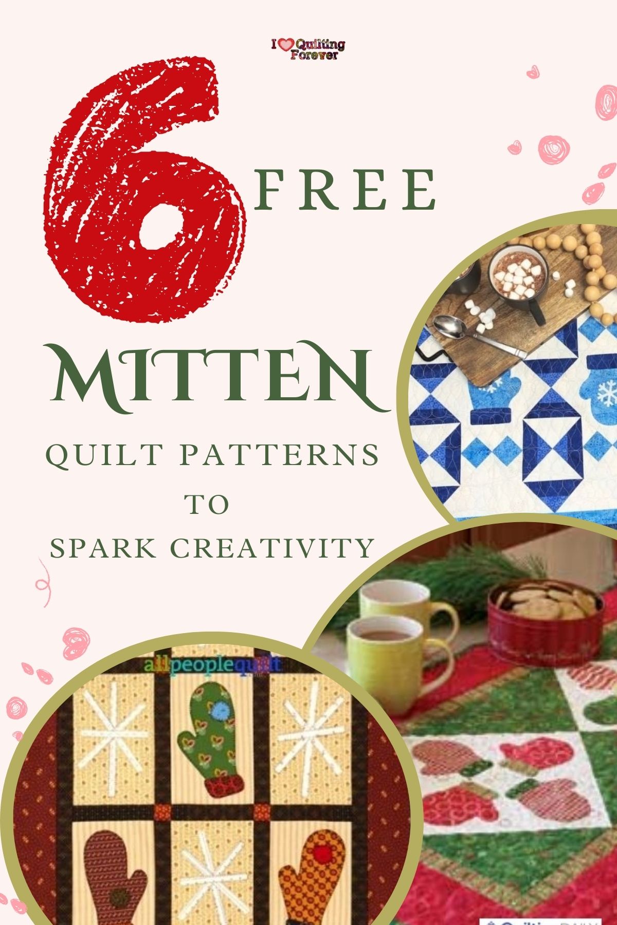 Top 6 Free Mitten Quilt Patterns (+10 Bonus Patterns For Sale) - I Love ...