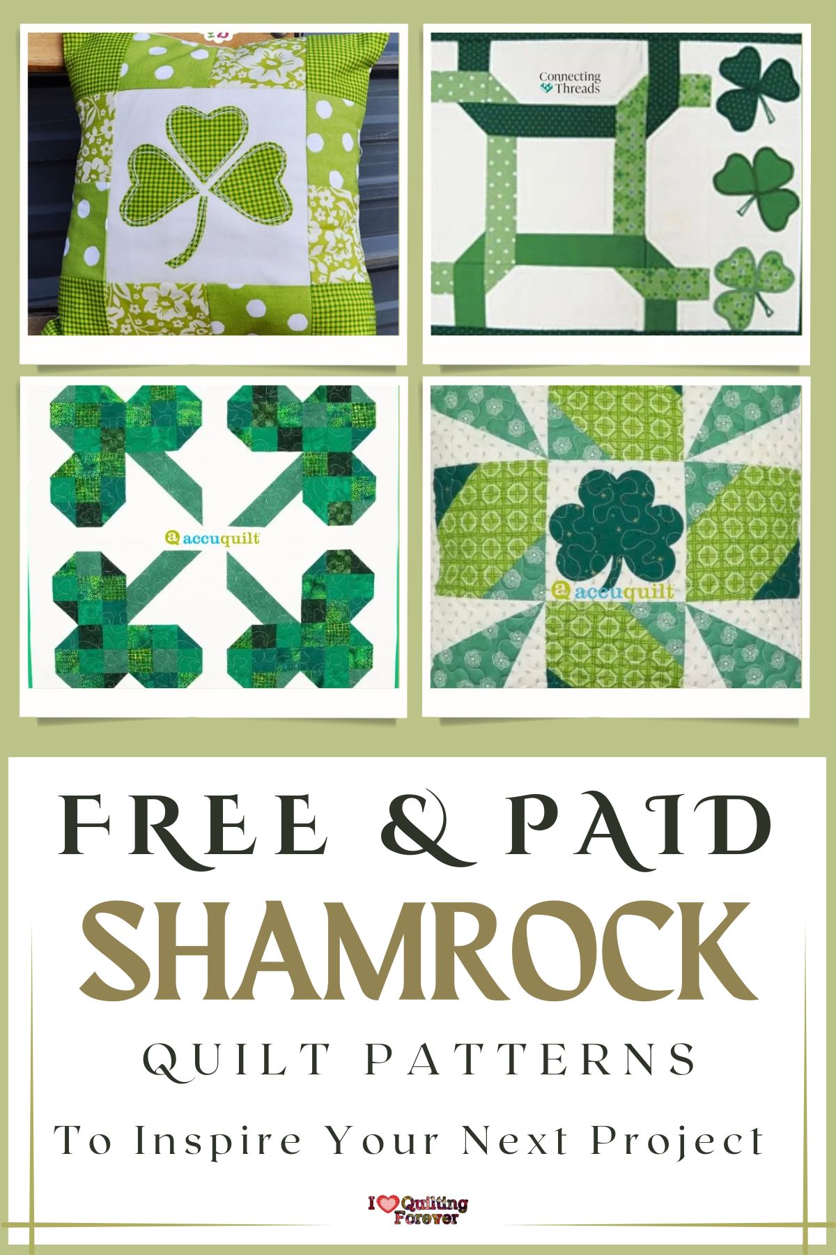 Top 10 Free Shamrock Quilt Patterns (+10 Bonus Patterns For Sale) - I ...