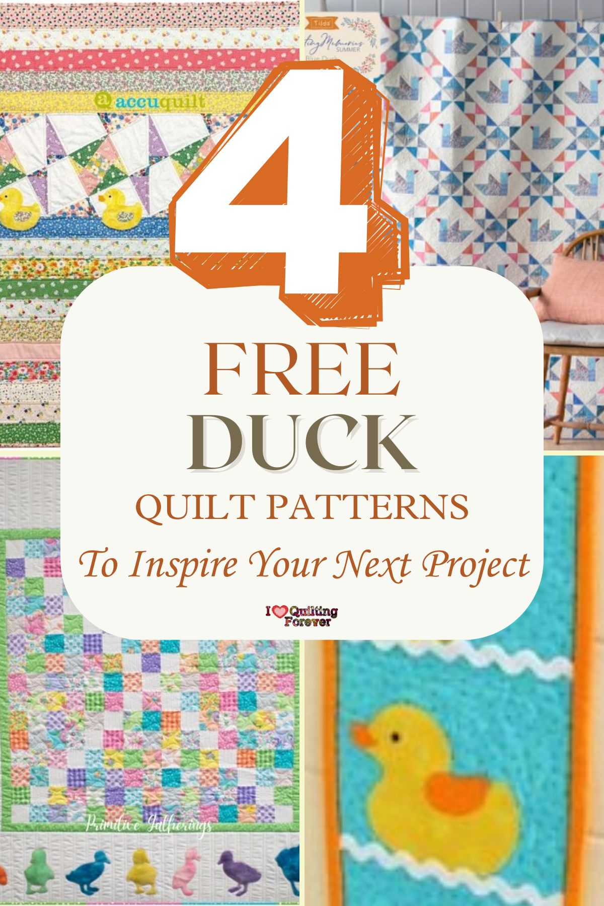 Top 4 Free Duck Quilt Patterns (+10 Bonus Patterns For Sale) - I Love ...
