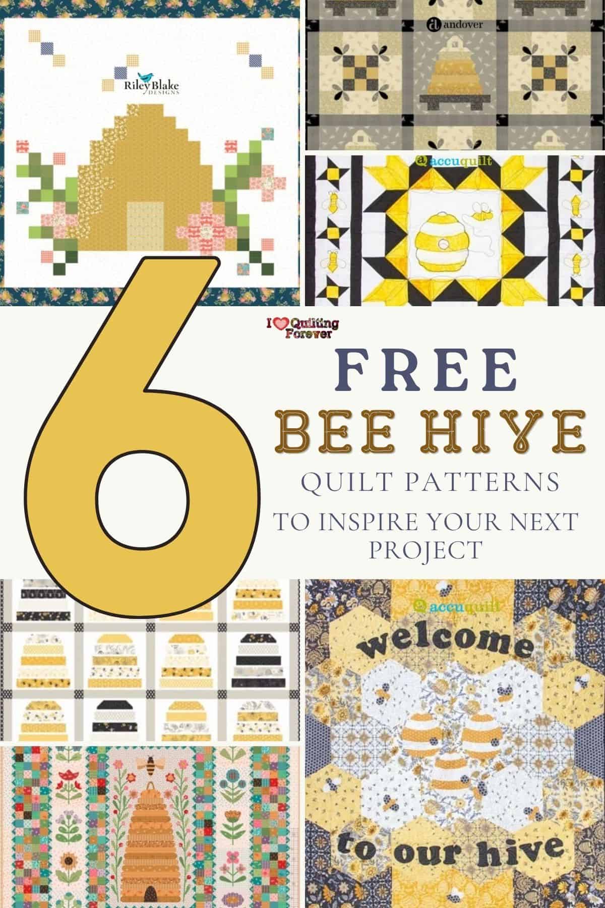 Top 6 Free Bee Hive Quilt Patterns (+10 Bonus Patterns For Sale) - I ...
