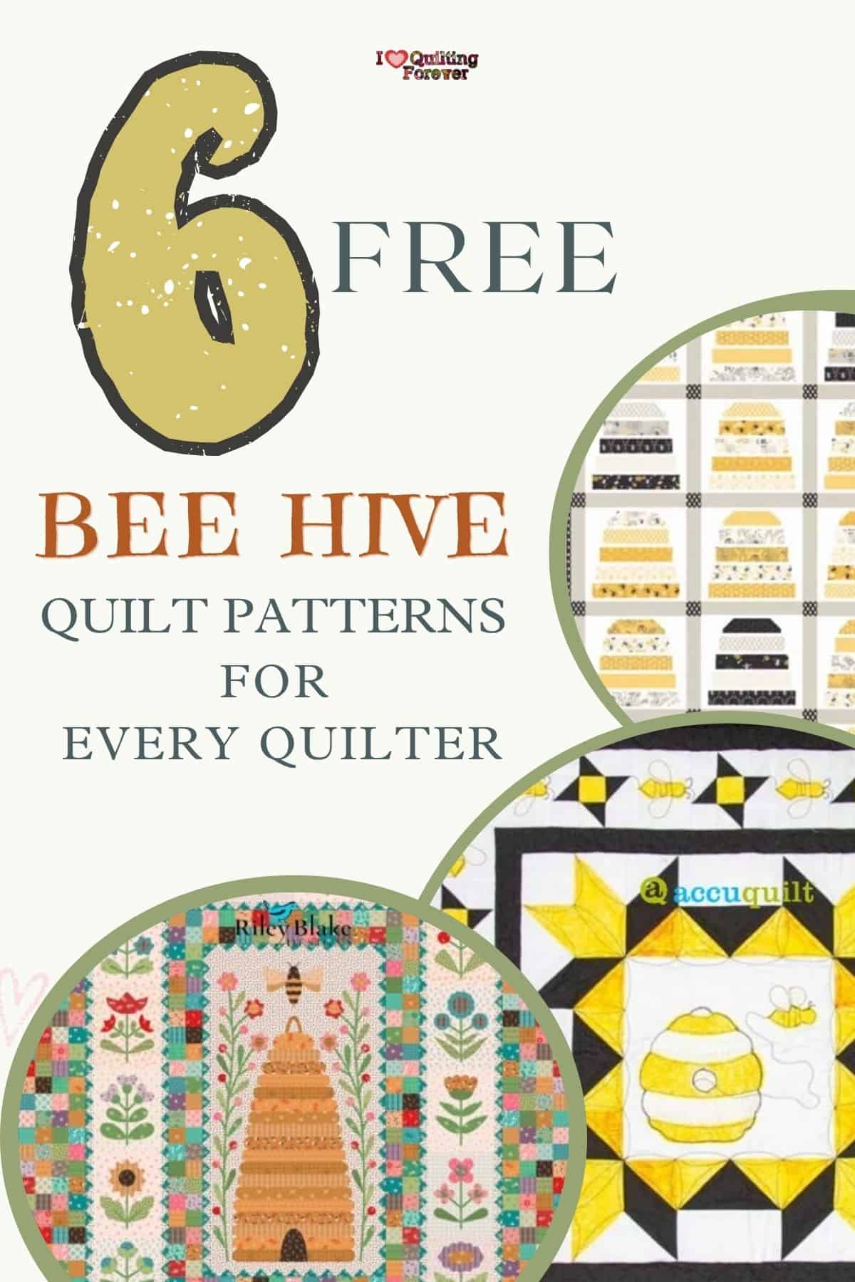 Top 6 Free Bee Hive Quilt Patterns (+10 Bonus Patterns For Sale) - I ...