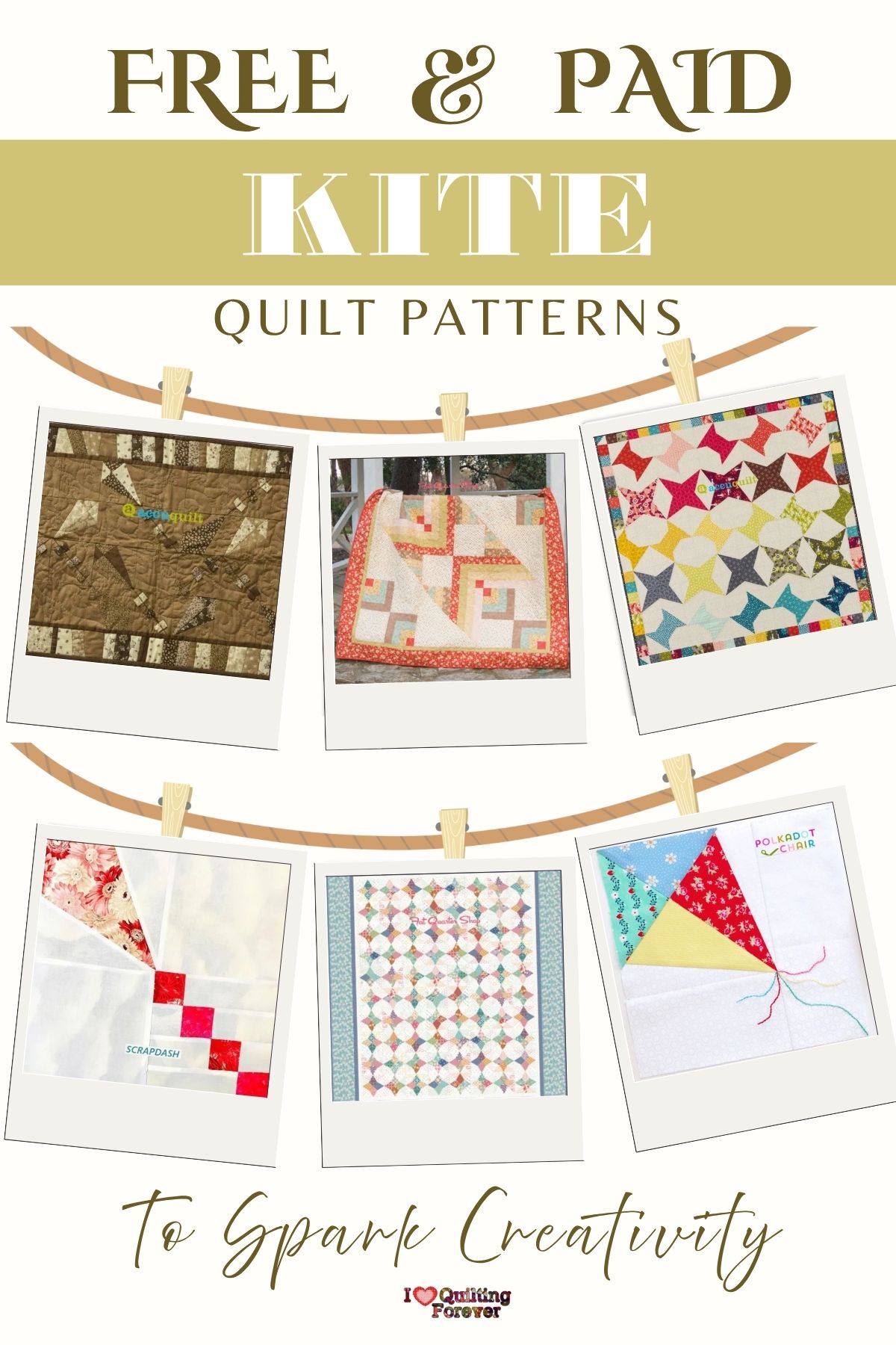 Top 6 Free Kite Quilt Patterns (+10 Bonus Patterns For Sale) - I Love ...