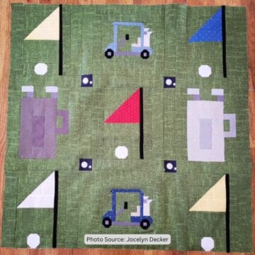 Top 5 Free Golf Quilt Patterns (+8 Bonus Patterns For Sale) - I Love ...