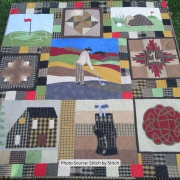 Top 5 Free Golf Quilt Patterns (+8 Bonus Patterns For Sale) - I Love ...