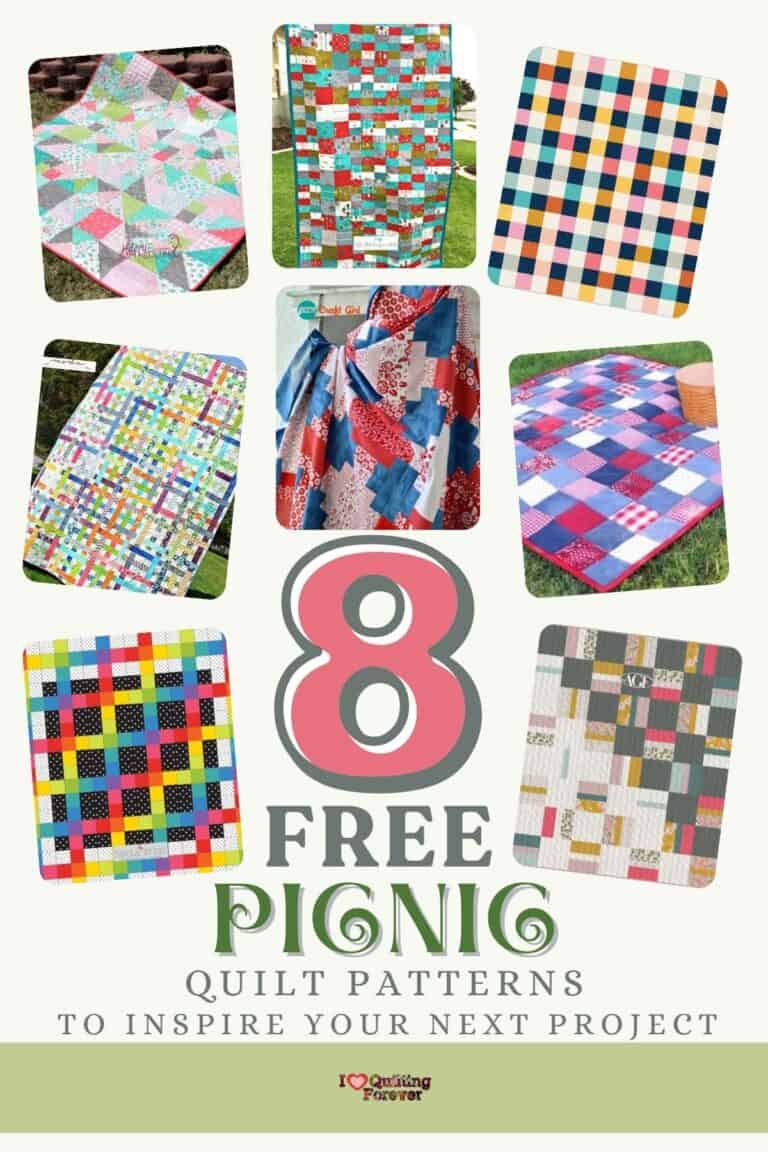 Top 8 Free Picnic Quilt Patterns (+10 Bonus Patterns For Sale) - I Love ...